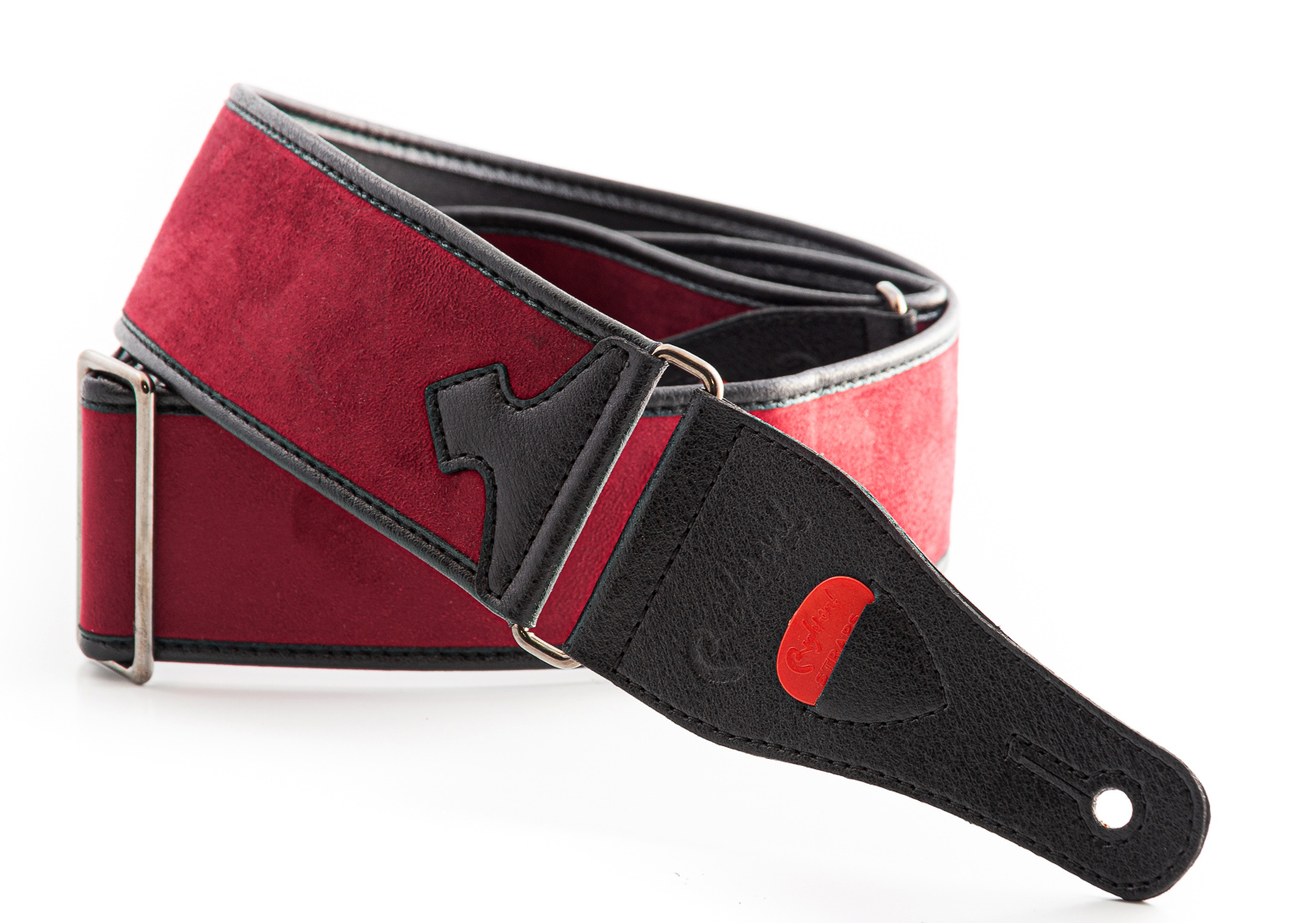 Divine Red guitar strap soft and Paded | RightOn! Straps