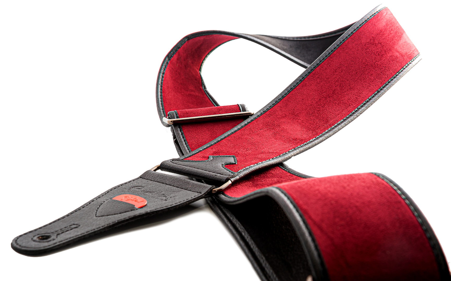 Divine Red guitar strap soft and Paded | RightOn! Straps