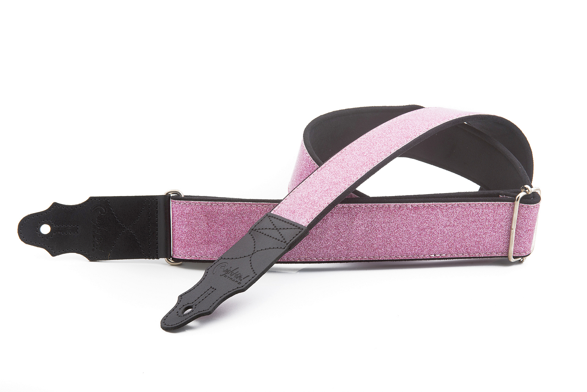 Glitter II Pink Electric guitar strap