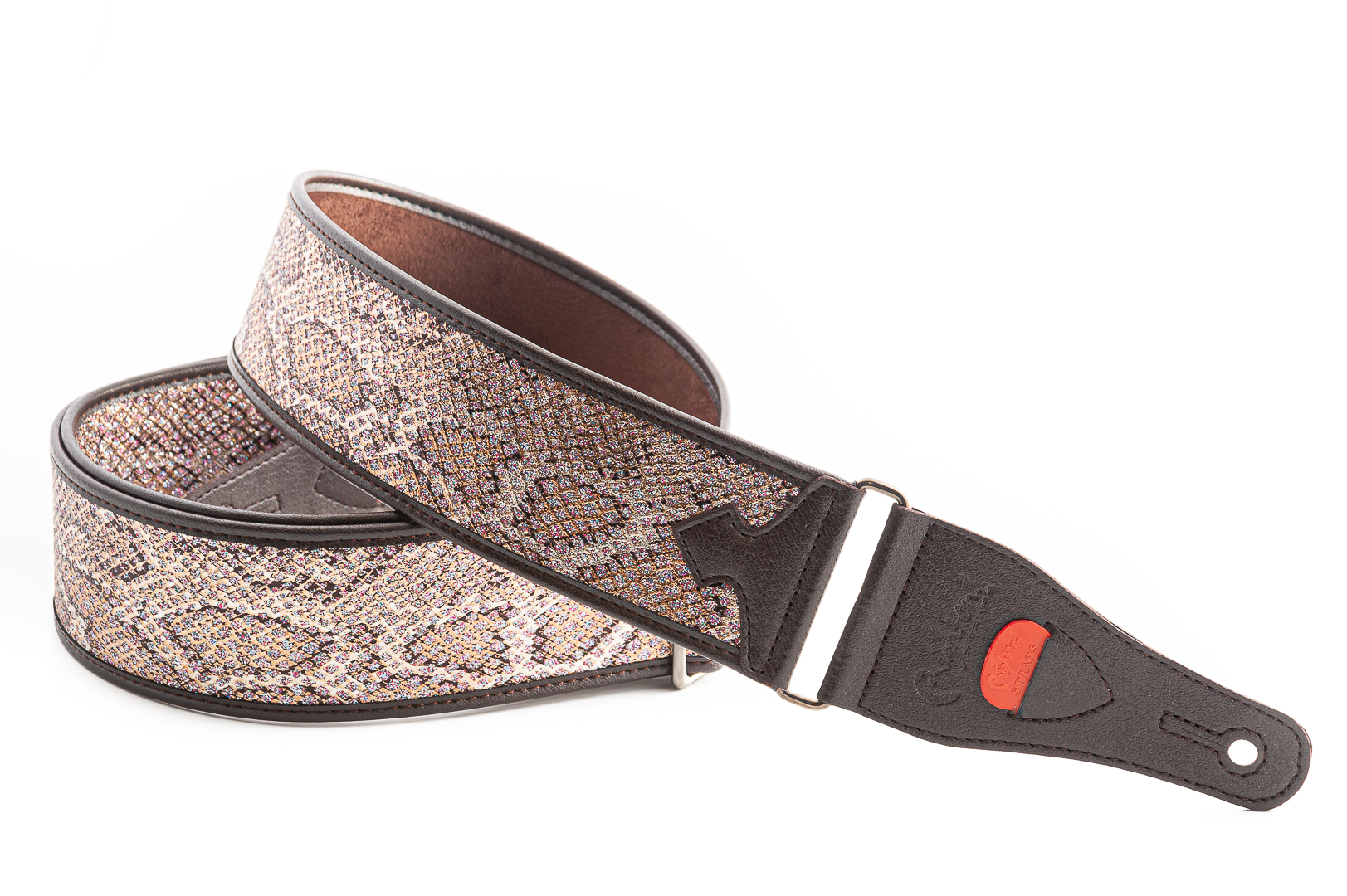 Glitter Snake Guitar Strap - Style and Sustainability