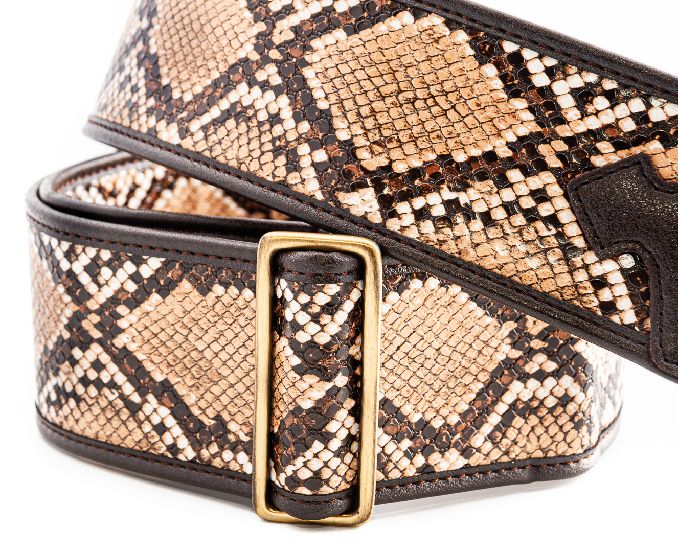 Snake II Guitar Strap in Vegan Faux Leather | RightOn! Straps
