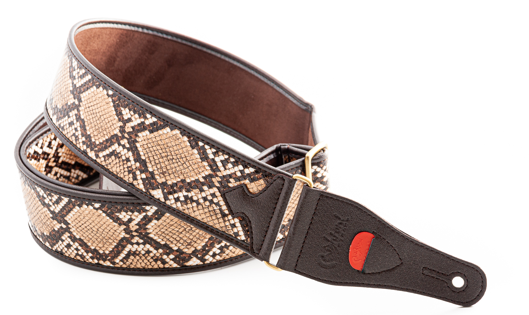 Snake II Guitar Strap in Vegan Faux Leather | RightOn! Straps
