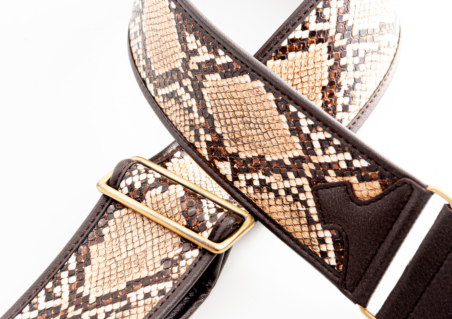 Snake II Guitar Strap in Vegan Faux Leather | RightOn! Straps