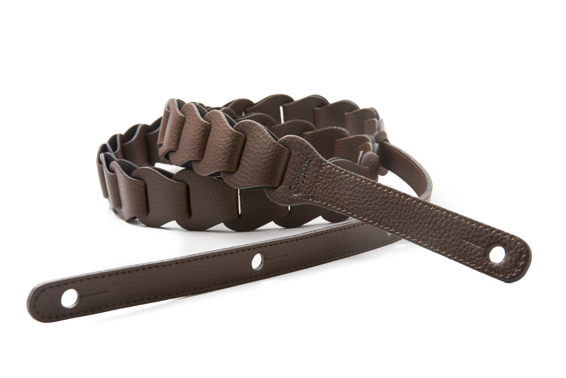 Links Brown guitar strap