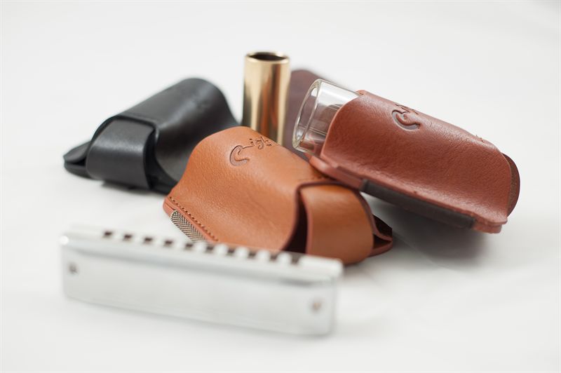 Porte-Slide ou Harmonica | Disponible en Marron & Noir