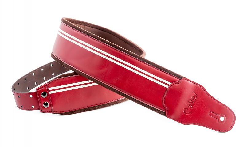 Guitar strap RightOn! style Race color Red
